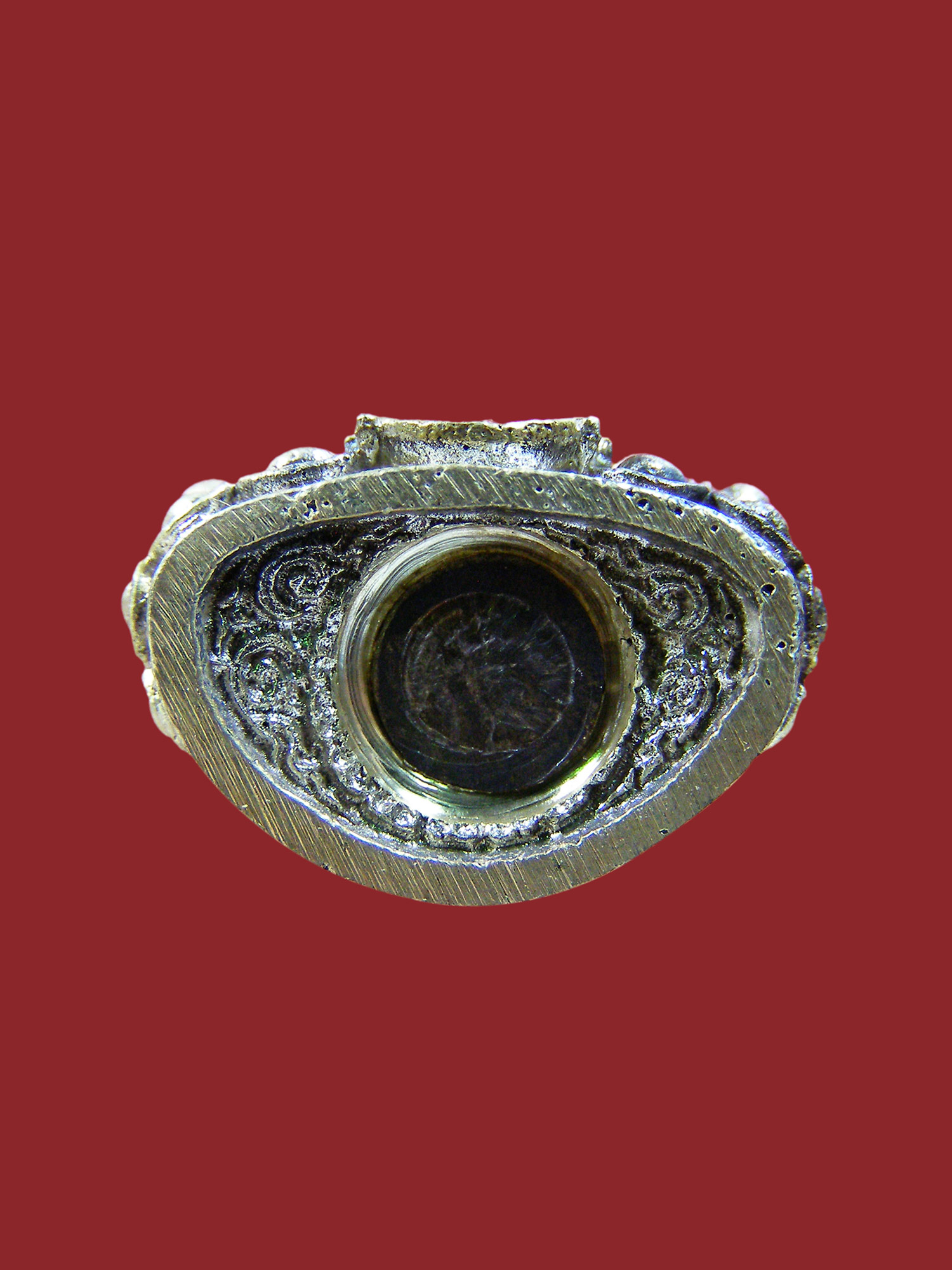 ruampra.com :: NA CHA LI TI:พระกริ่งศิรากาศ เนื้อเงิน ปี2527